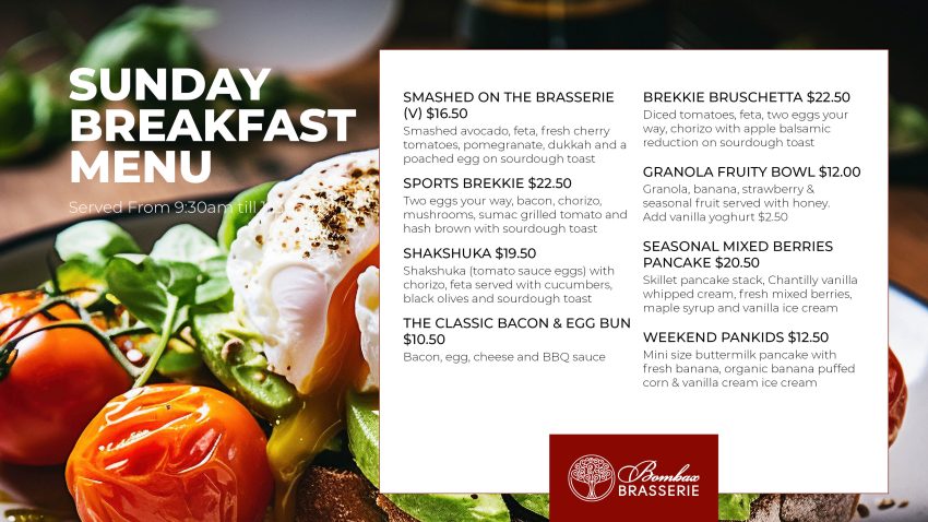 Sunday Breakfast on the Terrace - Toongabbie Sports Club